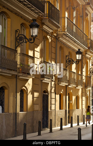 The streets of Valencia Stock Photo - Alamy