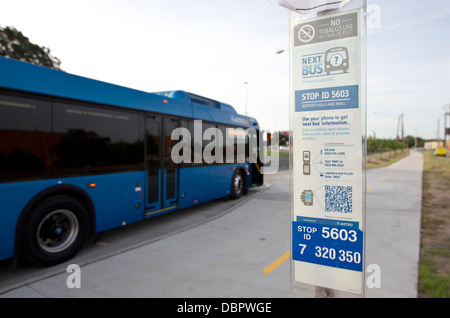 Bus Stop sign, Spanish Stock Photo - Alamy
