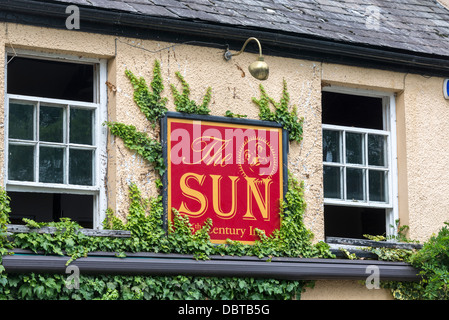 The Sun Hotel in Coniston. Cumbria North West England Donald Campbell ...