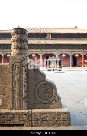 dai temple in china taishan ancient buildings was magnificent Stock ...