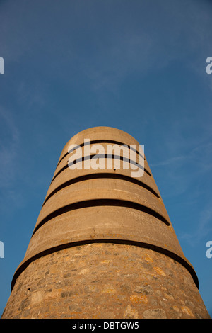 A Martello Tower at Fort Saumarez, used by the German Occupation Forces ...
