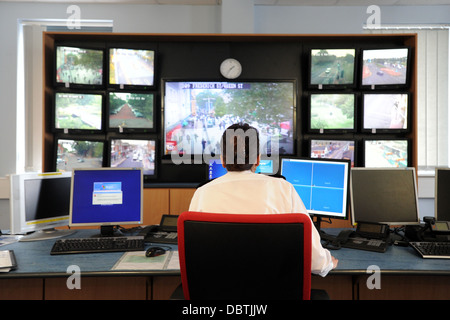 Police Control Room Stock Photo - Alamy