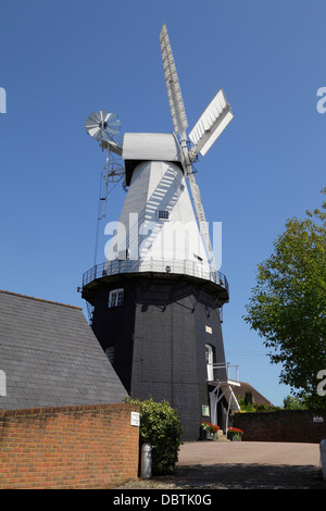 the union windmill Cranbrook kent, the largest smock mill in england ...