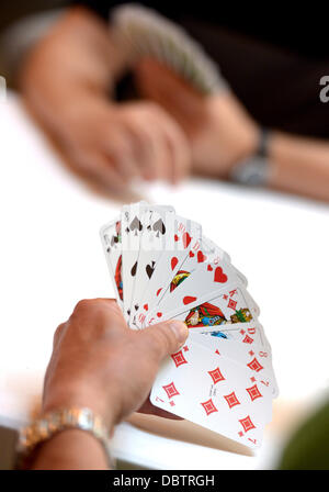 Skat players compete in the final round of the Skat tournament Skat ...