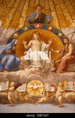 Raphael, Disputation of Holy Sacrament 1509-1510 Fresco. Vatican ...