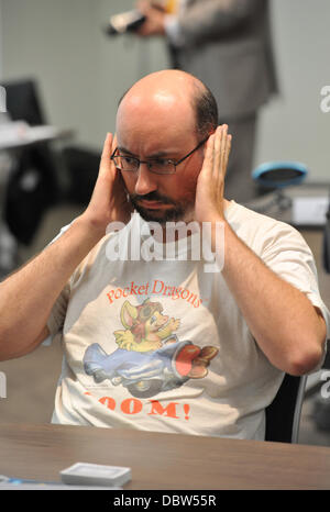 Former world champion Ben Pridmore of the UK UK Open Memory ...