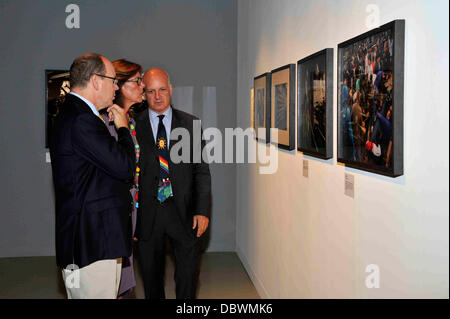 Nick Danziger, Prince Albert II of Monaco, his sister Princess Caroline ...