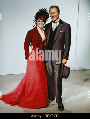 REX HARRISON AND RACHEL ROBERTS IN PORTOFINO / ; 29 FEBRUARY 1964 Stock ...