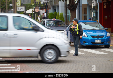 Police Vehicle, Lima, Peru Stock Photo - Alamy