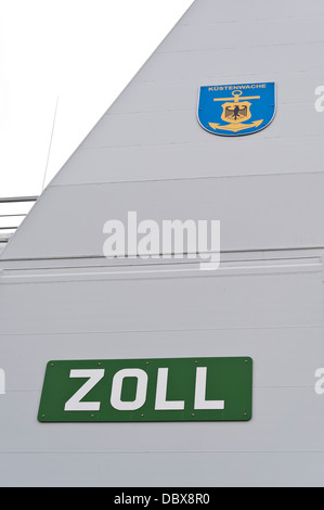 German Customs Ship Borkum Stock Photo - Alamy