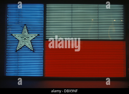 Neon Texas Flag Stock Photo: 18529586 - Alamy
