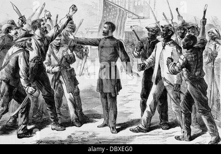 1800s 1860s AFRICAN-AMERICAN SLAVES COMING INTO UNION LINES FOR ...