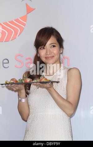 Taipei, China. 5th Aug, 2013. Famous host Patty Hou attends opening ...