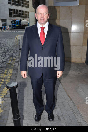 Ireland presidential candidate Sean Gallagher and his wife Trish ...