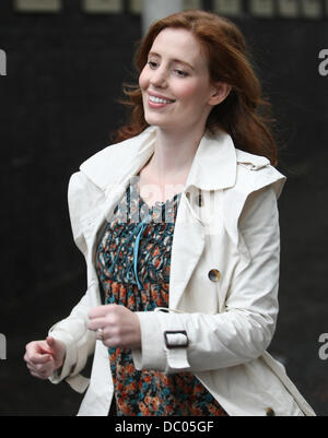 Amy Nuttall at the ITV studios London, England - 21.09.11 Stock Photo ...