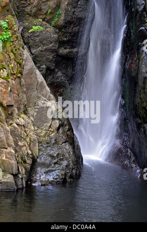 Stanley Ghyll Force near Dalegarth, Eskdale, Lake District, a sixty ...