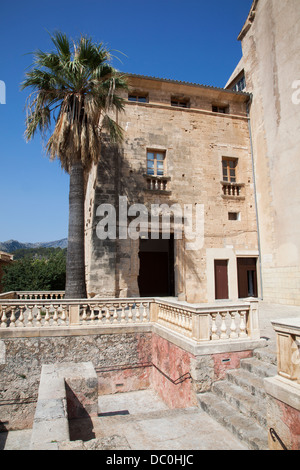 Pollensa old town Town Hall Casa Consistorial on the Balearic Islands ...