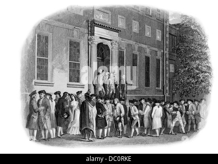 1770s JULY 8 1776 READING DECLARATION OF INDEPENDENCE BY JOHN NIXON ...