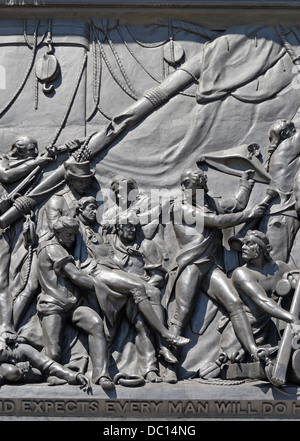 Lord Nelson. Detail from The Death of Nelson by Arthur William Devis ...