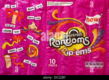 Packet of Rowntree's Randoms Sweets Stock Photo - Alamy