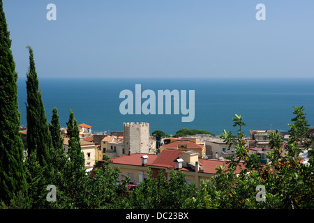Italy, Lazio, Formia, old town, Castellone octagonal tower, built by ...