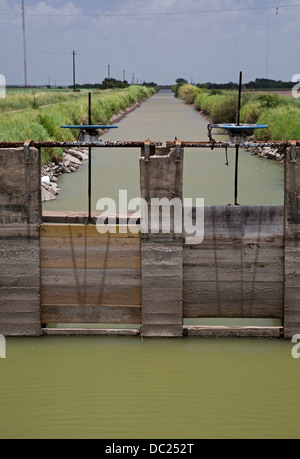 Irrigation Canal in Rio Grande Valley of Texas Stock Photo - Alamy