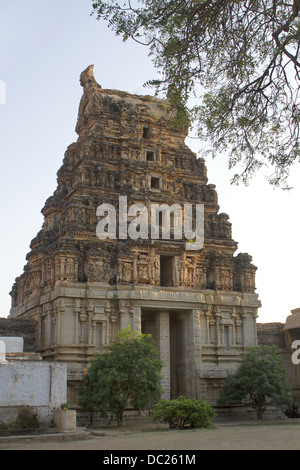 The Vitthala temple 16th century and pillared bazaar market in Hampi ...
