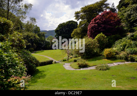 Rydal Mount and Gardens, near Grasmere in the Lake District, was poet ...