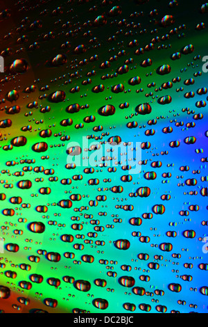 close up of a multicolored waterdrop Stock Photo - Alamy