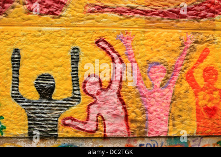 Funny wall art Stock Photo - Alamy