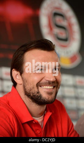 Prague, Czech Republic. 8th Aug, 2013. Former politician Petr Kott ...