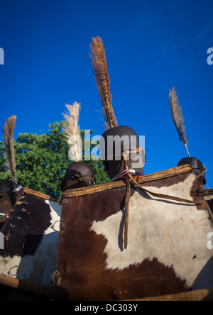 Bodi tribe fat men during Kael ceremony, Omo valley, Hana Mursi ...
