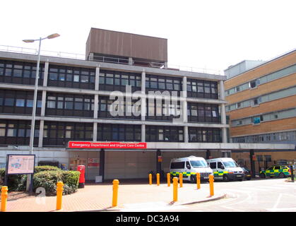 08 August 2013, The Whittington Hospital, Archway, Islington, London ...