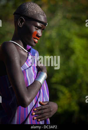 Bodi Tribe Woman, Hana Mursi, Omo Valley, Ethiopia Stock Photo - Alamy