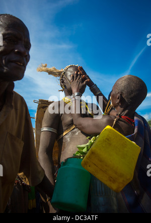 Bodi Tribe Fat Man During Kael Ceremony, Hana Mursi, Omo Valley ...