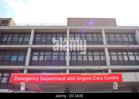 08 August 2013, The Whittington Hospital, Archway, Islington, London ...