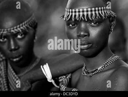 Bodi Tribe Women, Hana Mursi, Omo Valley, Ethiopia Stock Photo - Alamy