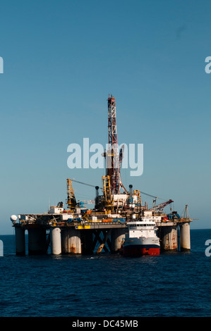 Offshore drilling rig Falcon 100 working for Petrobras, Campos basin ...
