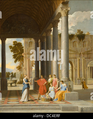 This artwork depicts the mythological scene of Achilles among the ...