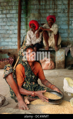 Bhil woman, Bhil Tribe, Madhya Pradesh, India Stock Photo - Alamy