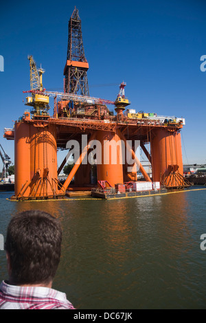 Stena Spey drilling rig platform Keppel Verolme shipyard Botlek Port of ...