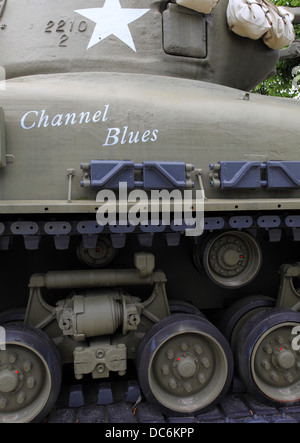 American Sherman tank 'Channel Blues', exhibit at The Airborne Museum ...