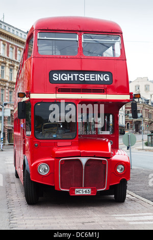 Old fashioned British bus stop sign Stock Photo - Alamy