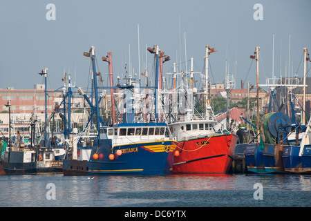 Massachusetts, New Bedford. Commercial fishing fleet Stock Photo - Alamy