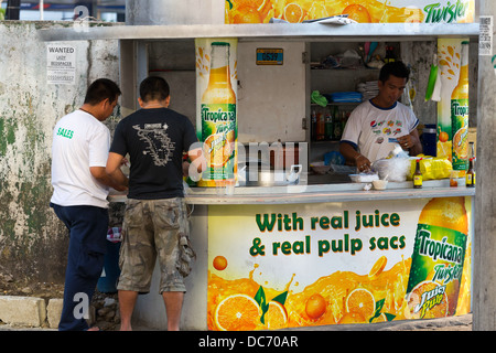 Typical Street Kiosk in Makati City in Metro Manila, Philippines Stock ...