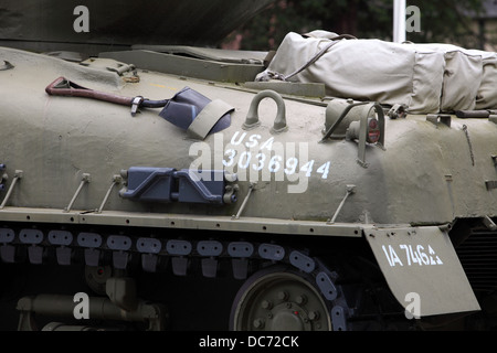 American Sherman tank 'Channel Blues', exhibit at The Airborne Museum ...