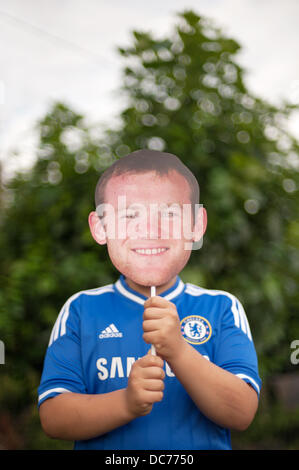 Wayne Rooney Mask. Chelsea FC Stock Photo - Alamy