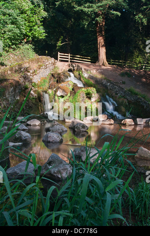 Waterfall in High Wycombe Rye Park Buckinghamshire England Stock Photo ...