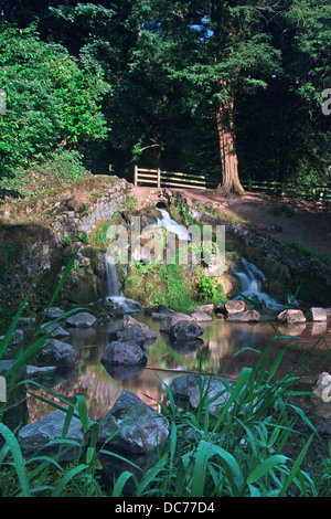 Waterfall in High Wycombe Rye Park Buckinghamshire England Stock Photo ...