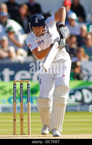Chester le Street, England, 11 June 2018. Gareth Harte of Durham ...
